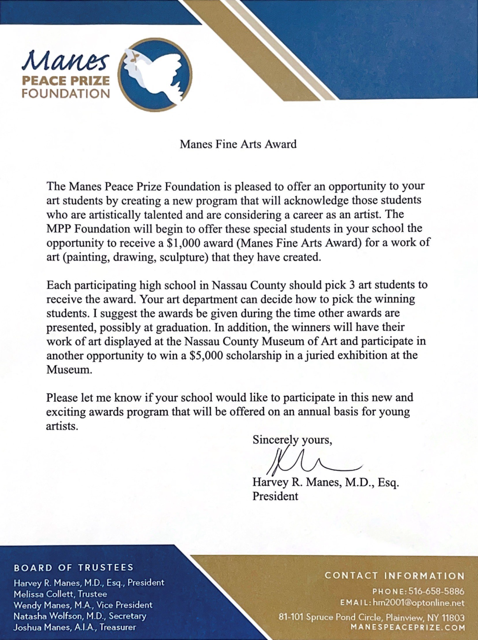 Dr. Harvey Manes | Manes Peace Prize Foundation